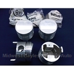 Piston Set 66.4mm - High Compression w/Total Seal Rings (Fiat 850 903cc ...