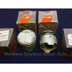 Fiat 850 Piston Set 65.0mm - Flat Top (Fiat 850 Spider Coupe 843cc ...