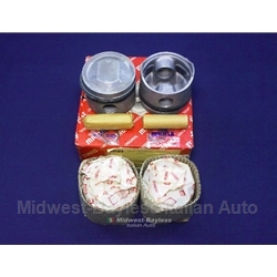 Piston Set 81.0mm DOHC (Fiat 124 Spider/Coupe 1608cc) - NEW