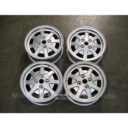 Alloy Wheels SET 4x Cromodora CD-160 (Fiat Lancia Beta Zagato Coupe HPE ...