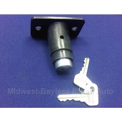 Trunk Lock Assembly With Keys (Fiat 128 Coupe 3P All) - OE NOS