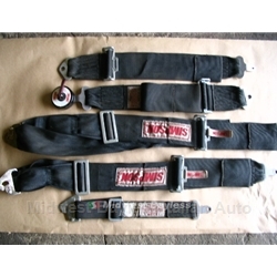 Simpson 5-point Camlock Racing Seat Belt Set Black- USED (8 of 10)