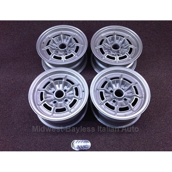 Magnesium Wheels SET 4x Campagnolo 13x6 (Fiat X1/9, 124, 131, 128 ...