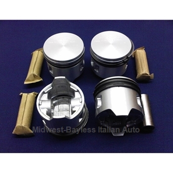 Piston Set 65.2mm - Flat Top 9:1 (Fiat 850 Spider Coupe 843cc/903cc) - NEW