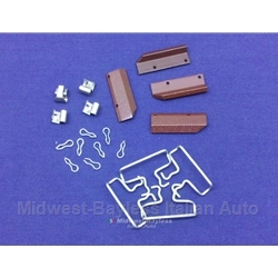 Brake Caliper Hardware Sliding Wedge KIT 2x - TEFLON (Fiat Bertone X19 ...