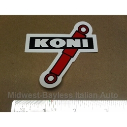 Fiat X19 "KONI" Shock Decal (Fiat 124 Spider Pininfarina Bertone X19 ...
