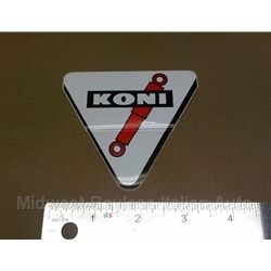 Fiat 1100-1200-1500 "KONI" Triangle Decal (Fiat 124 Spider Pininfarina ...