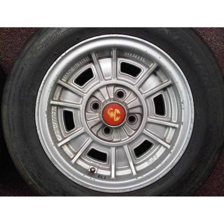 Fiat 131 Magnesium Wheels SET 4x Cromodora CD-66 13x6 W/Tires (Fiat X1 ...